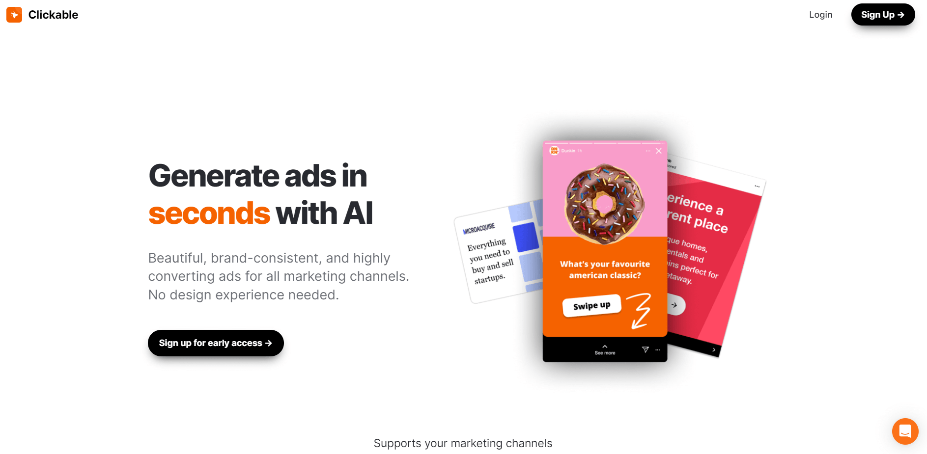 Clickable | Revolutionizing Ad Creation with AI