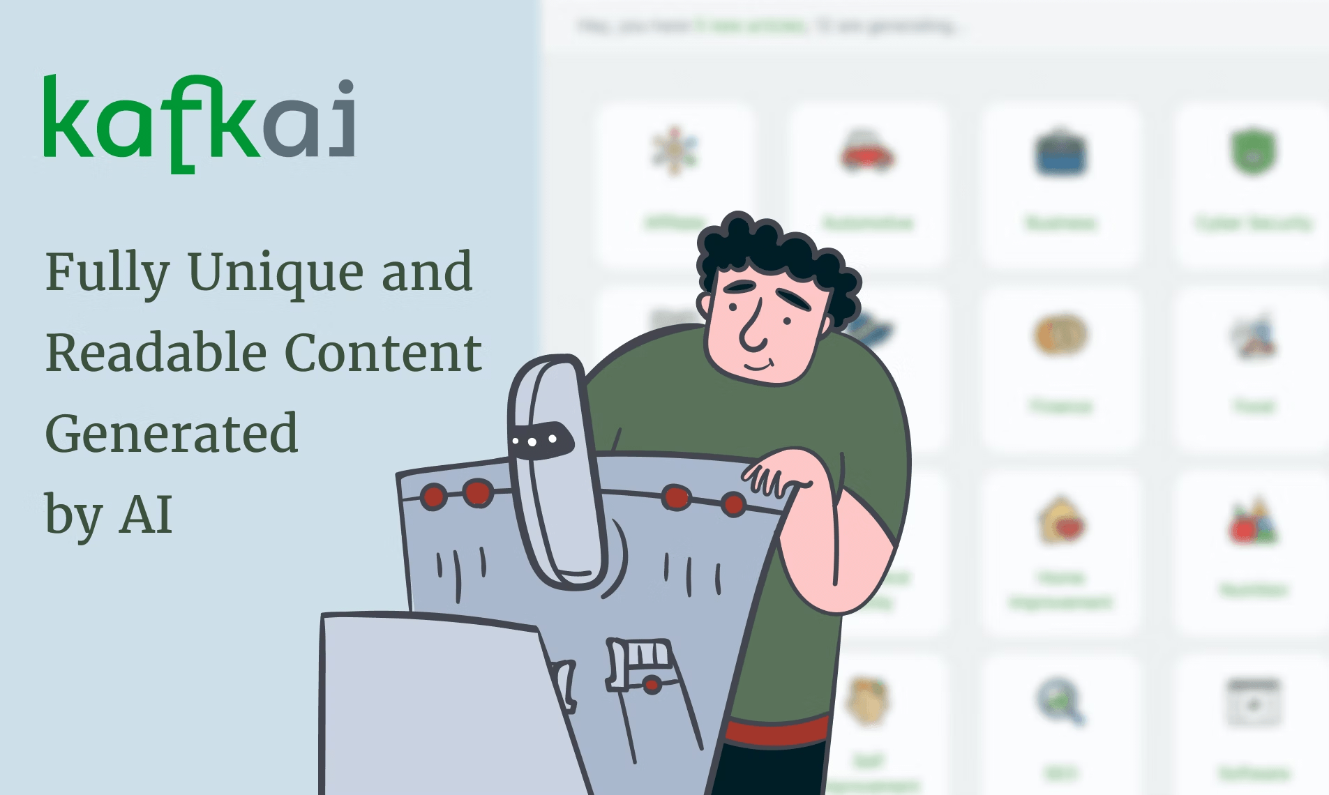 Kafkai | AI-Powered Content Generator for SEO-Friendly Articles