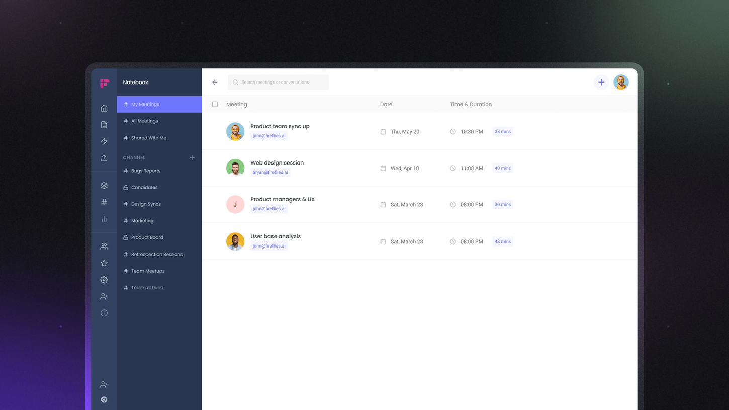 Fireflies | Record, Transcribe, Analyze, and Collaborate Meetings ...