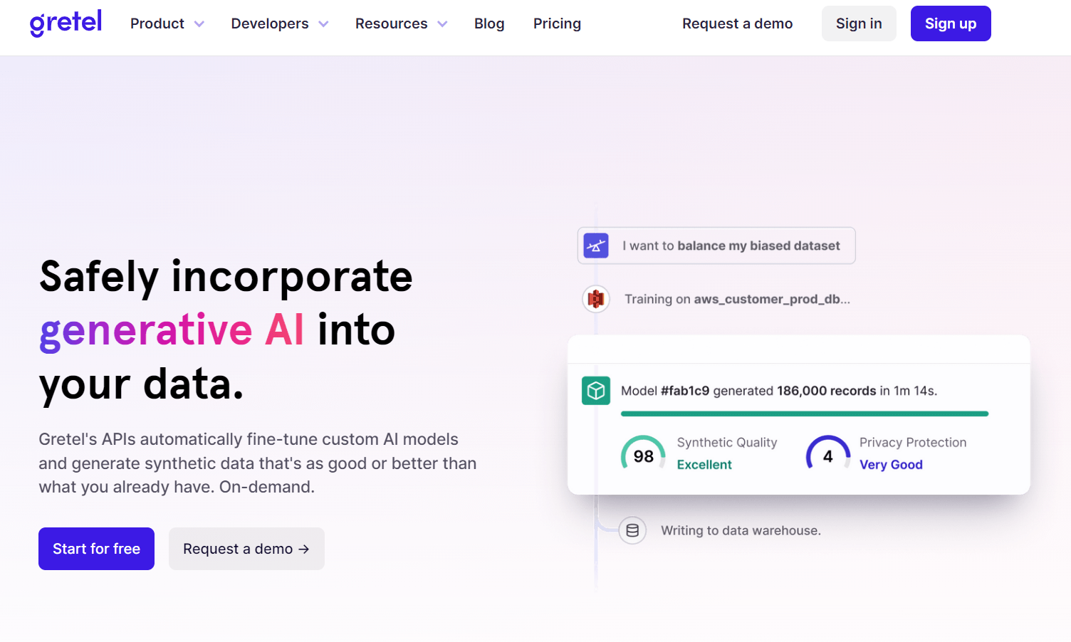 Gretel | Your Synthetic Data Partner