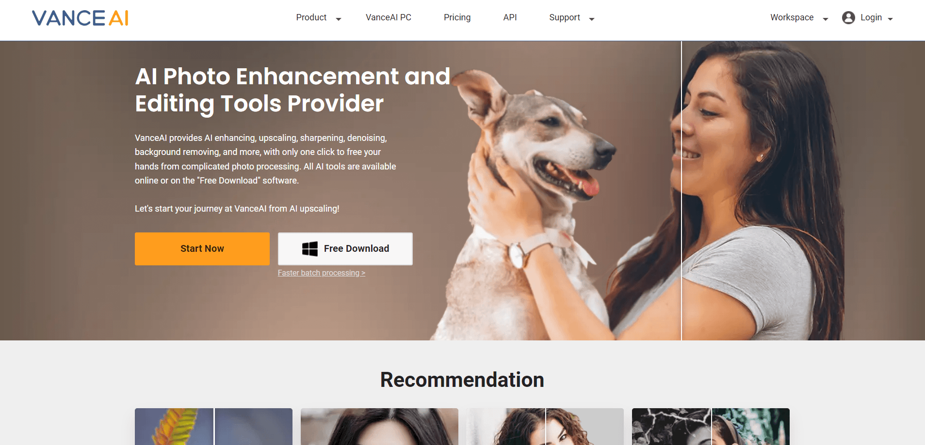 VanceAI | Streamline Your Photo Enhancement with AI-Powered Tools