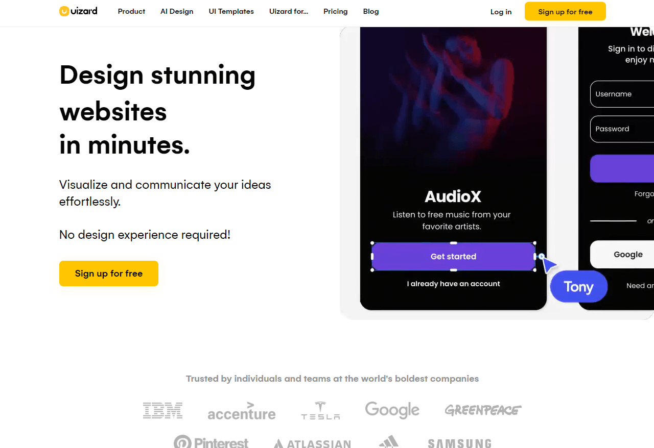 UIzard | Revolutionize UI/UX Design with AI