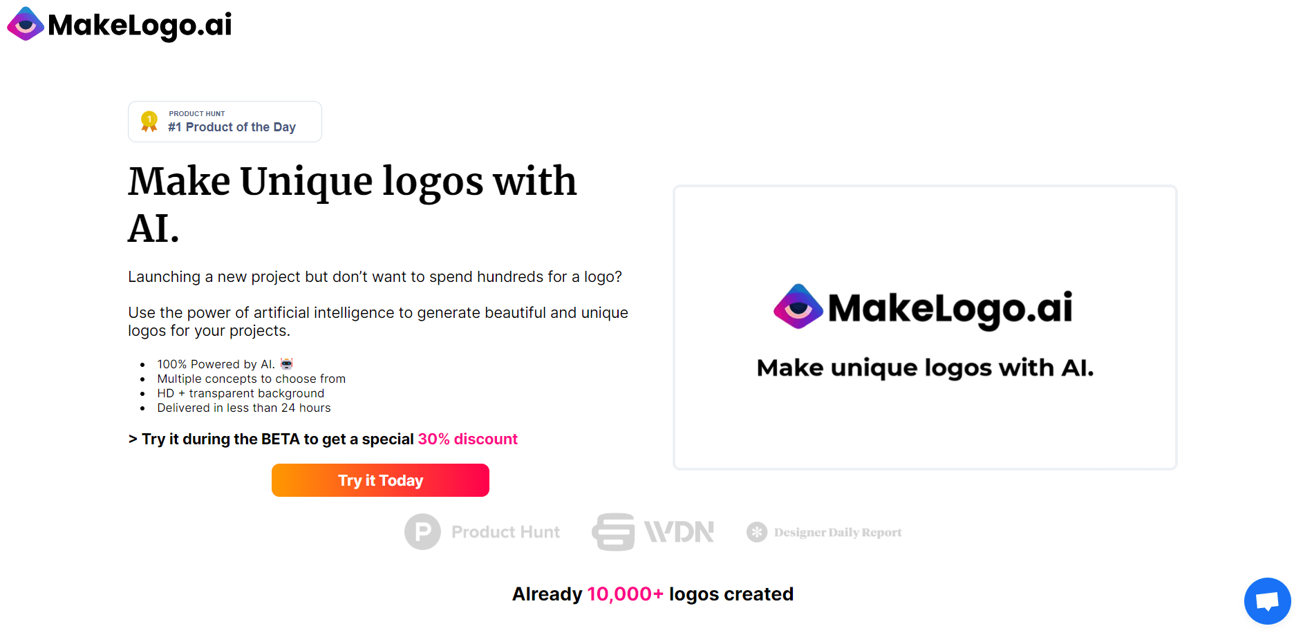 MakeLogo.ai | Swift, Affordable, AI-Powered Logo Design