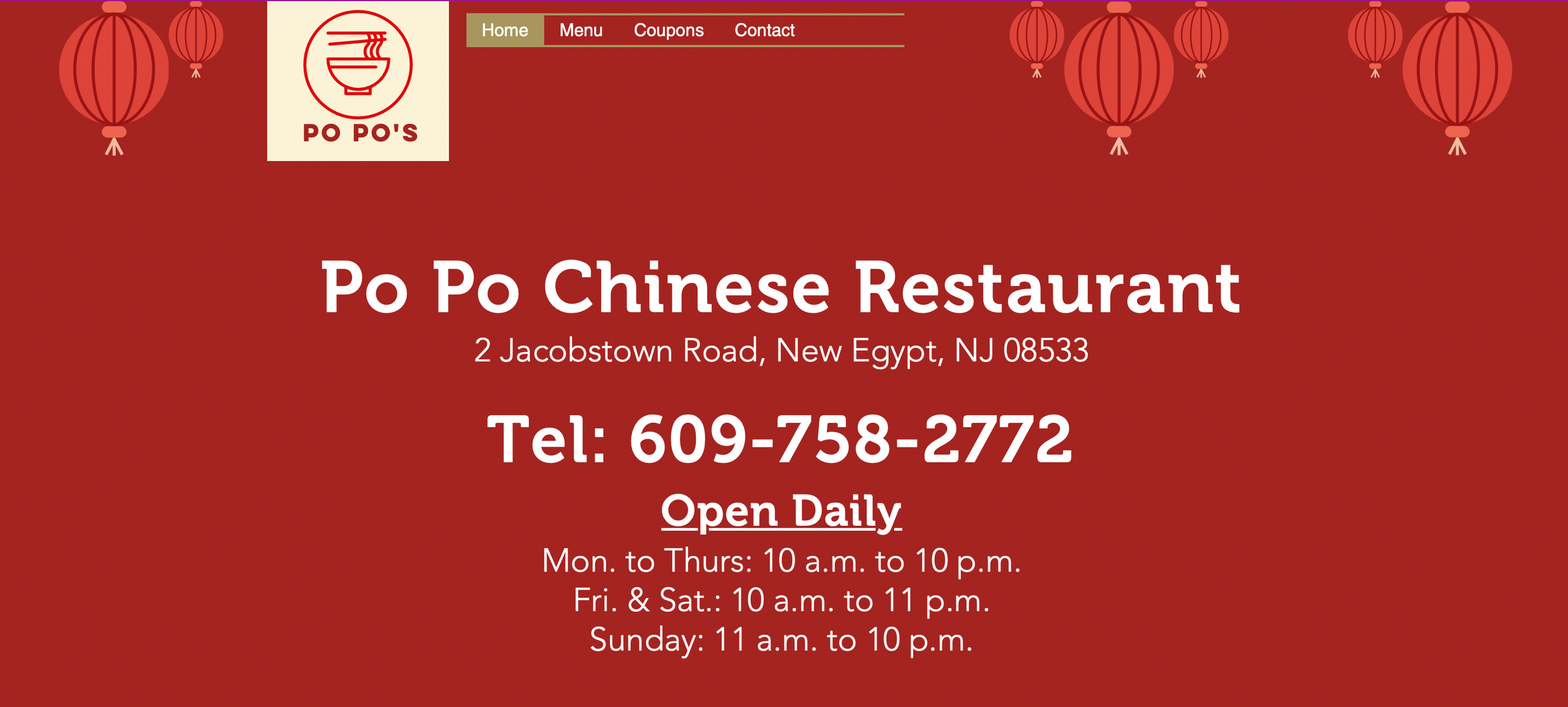 Welcome to Po Po Chinese Restaurant