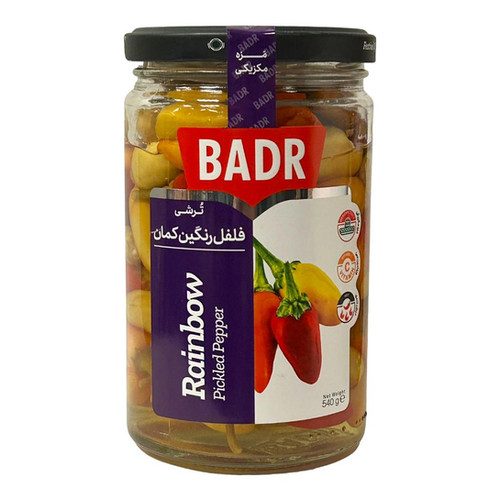 Badr Regenbogen Paprika Pickle 540g | Persische Lebensmittel 24
