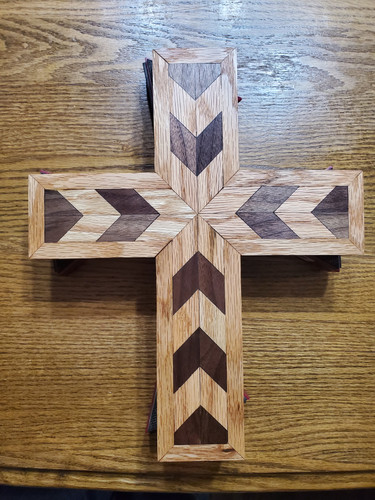 Cross oak frame | Edawg's Custom