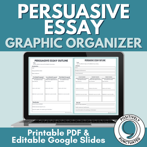 Persuasive / Argumentative Essay Graphic Organizer | Bre Ryan