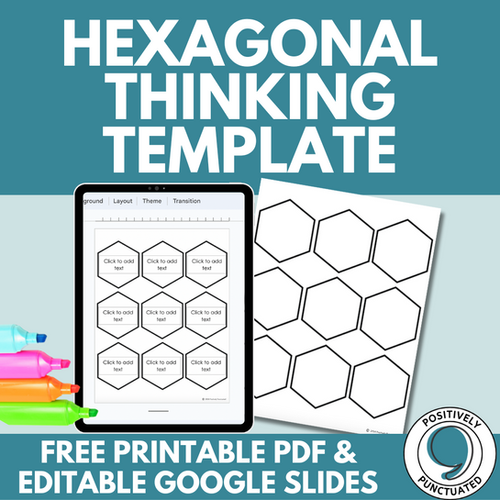 Free Hexagonal Thinking Template | Printable & Editable Google Slides ...