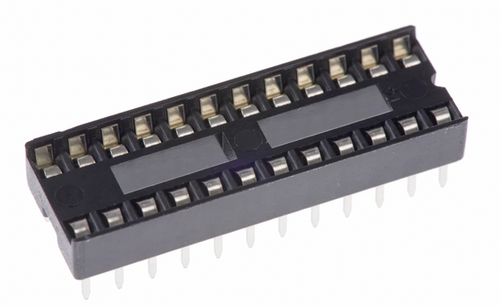 SOCKET IC 24 PIN ไต้หวัน (ขายยกแพ็ค 200 ชิ้น) | TPelectronics