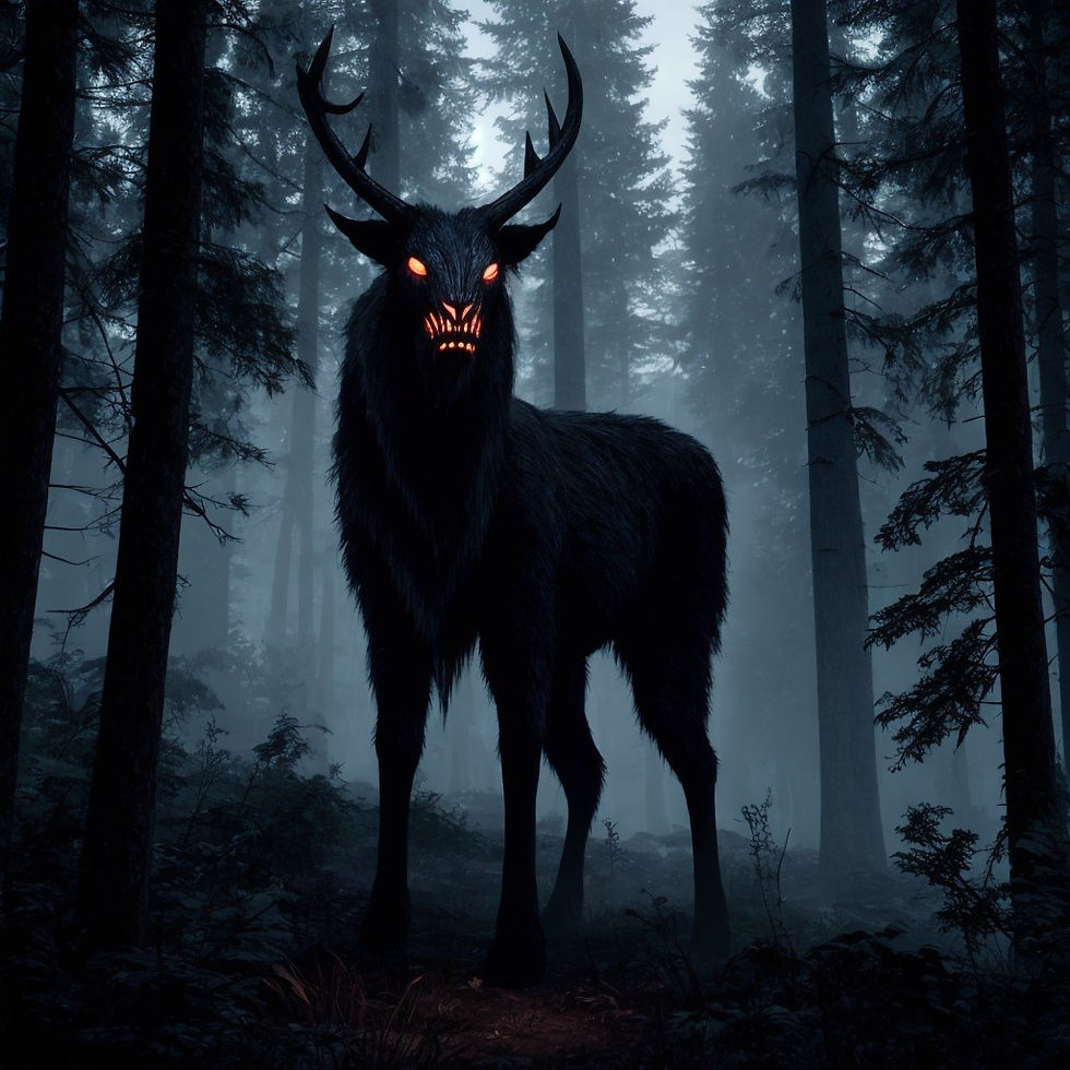 AI Interpretations of Wendigo