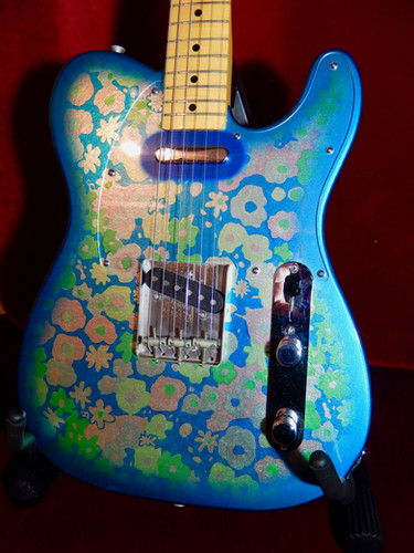 FENDER BLUE FLORAL TELECASTER MIJ | Rics Vintage Guitars