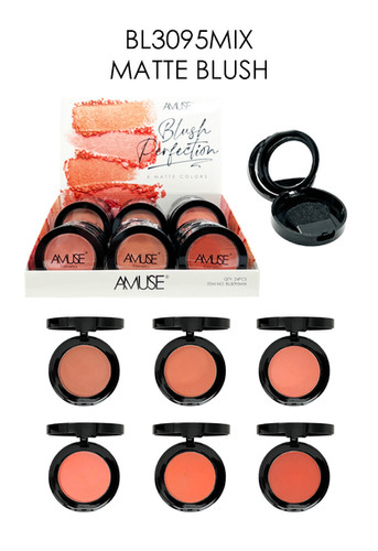 BL3095MIX with brush & mirror inside | AMUSE COSMETICS