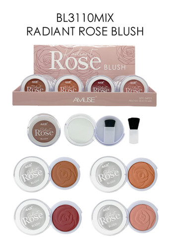 BL3110MIX with brush & mirror on the back | AMUSE COSMETICS