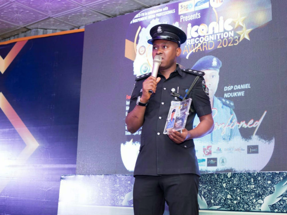 DSP. DANIEL NDUKWE BAGS MOST ICONIC SECURITY MEDIA OFFICER OF THE YEAR AWARD!