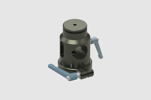 Euro Riser with Scaffold Clamp - 13 cm (5") - GFM