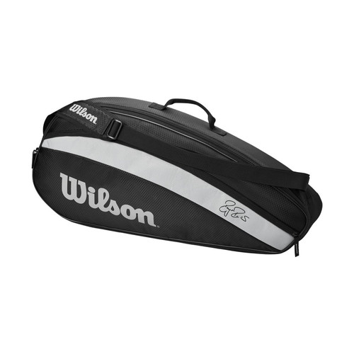 Wilson RF Team 3 Pack Bag - Black | Racquets Pro Shop
