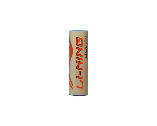 Li-Ning Mark X800 Nylon Shuttles (77 SPEED - MEDIUM, Tube of 6, Yellow ...