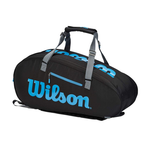 Wilson 6 Pack Racquet Bag - Black | Racquets Pro Shop