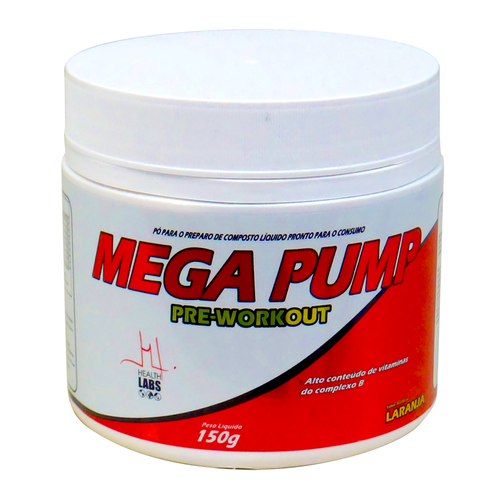 MEGA PUMP PRÉ-WORKOUT 150g - HEALTH LABS | Nutricentro