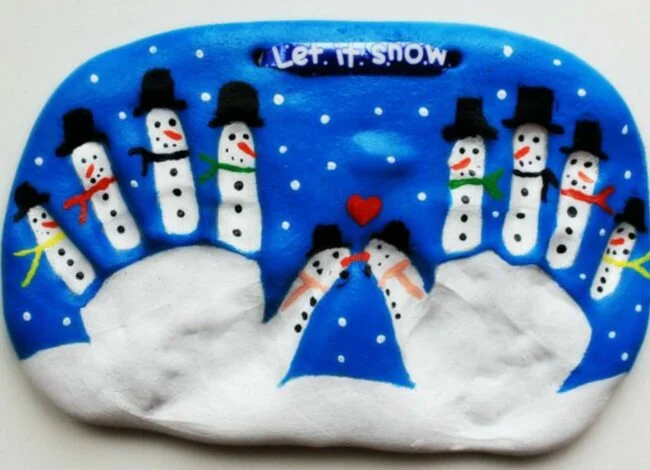 Snowman Hands | thecommonmoms