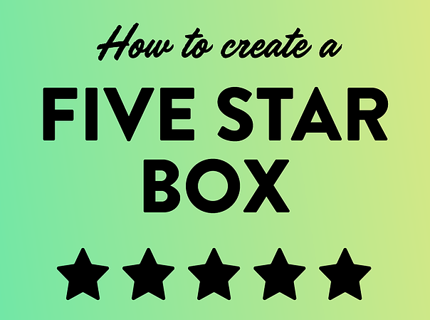 How to Create a 5-Star Subscription Box