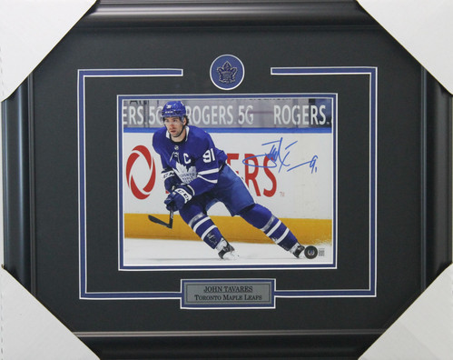 John Tavares Signed 8x10 Action Frame | amcmemorabilia