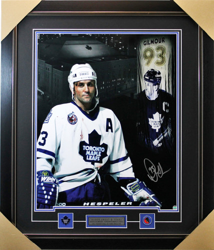 Doug Gilmour Signed 16x20 Gardens Frame | amcmemorabilia