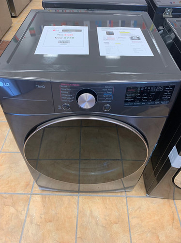 LG 7.4 cu. ft. Ultra Large Capacity Front Load Electric Dryer with ...