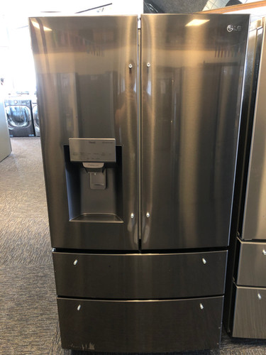 22 cu ft. Smart Counter Depth Double Freezer Refrigerator with Craft ...