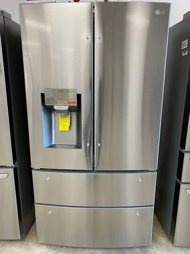 22 cu ft. Smart Counter Depth Double Freezer Refrigerator | WR ...