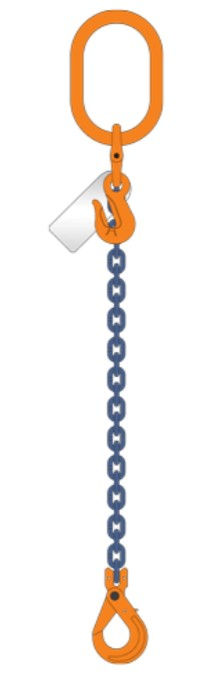 Grade 100 Single (1) Leg Chain Sling