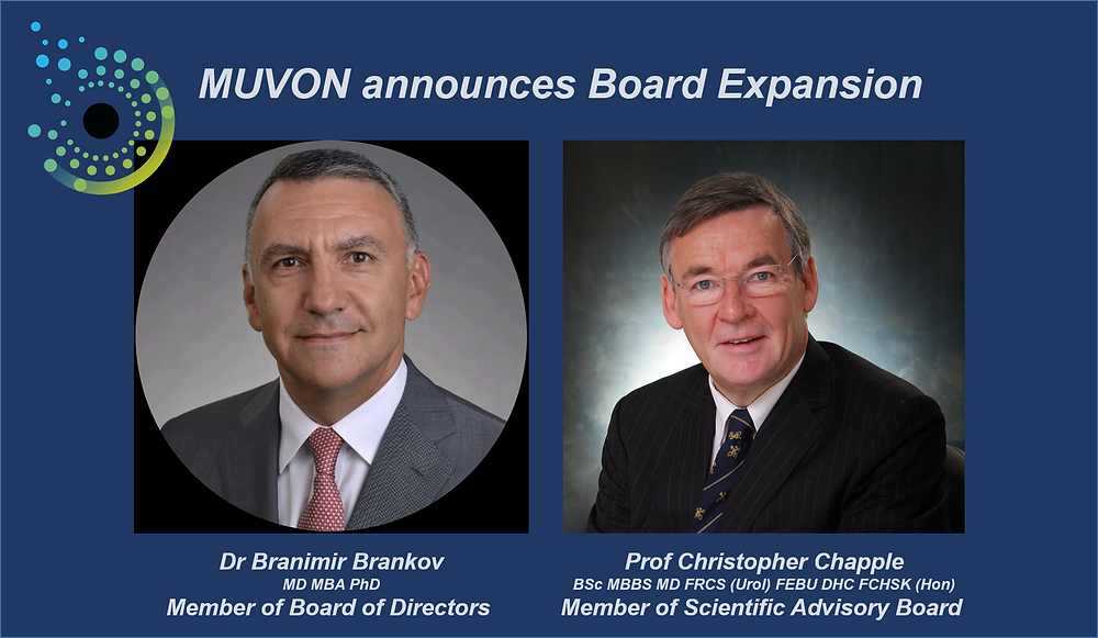 MUVON Therapeutics announces appointments to its Board of Directors and ...