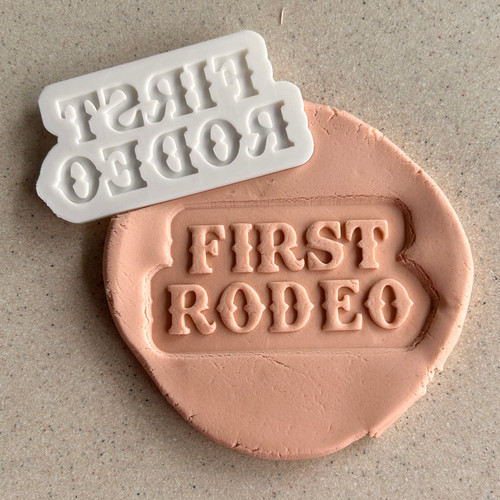 First Rodeo - Cookie Cutter & Fondant Stamp | The Cookie Press