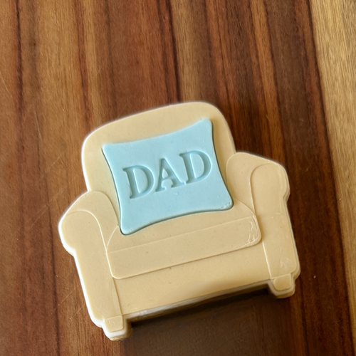 Dad Seat - Fondant Stamp and Cookie Cutter | The Cookie Press