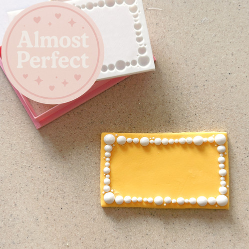 Almost Perfect - Pearl Rectangle Border - Fondant Stamp and Cookie ...
