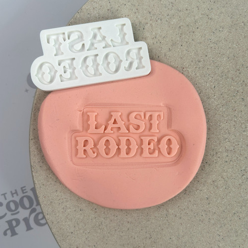 Last Rodeo - Fondant Stamp and Cookie Cutter | The Cookie Press