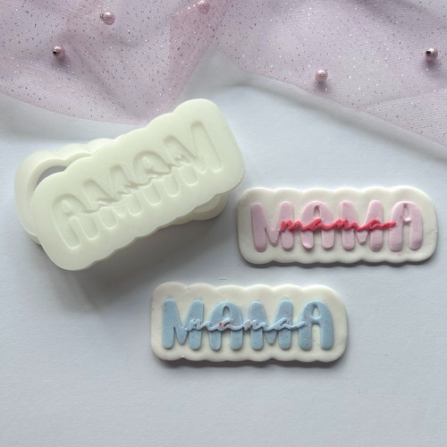 Mama - Fondant Stamp & Cookie Cutter | The Cookie Press
