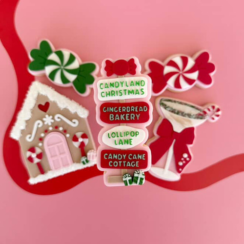 Candy Land Sign - Fondant Stamp and Cookie Cutter | The Cookie Press