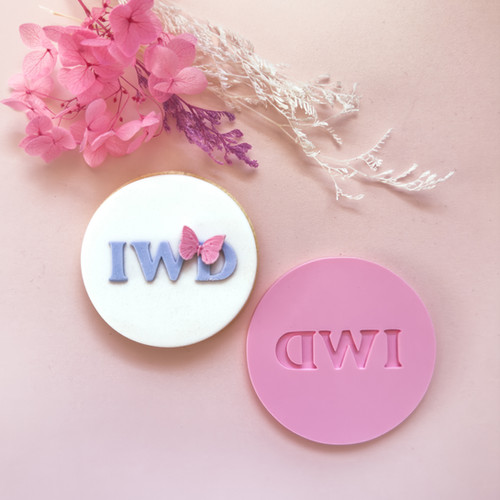 IWD (International Women's Day) - Fondant Stamp | The Cookie Press