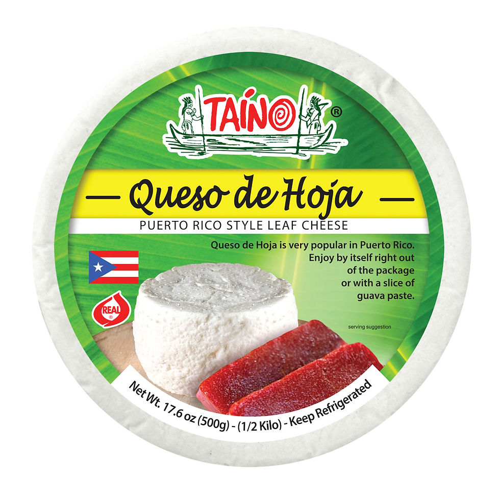 TAINO - QUESO DE HOJA HALF-KILO | Leblon Foods Inc.