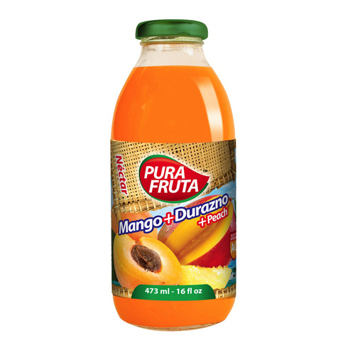NECTAR - MANGO + DURAZNO 16 OZ | Leblon Foods Inc.