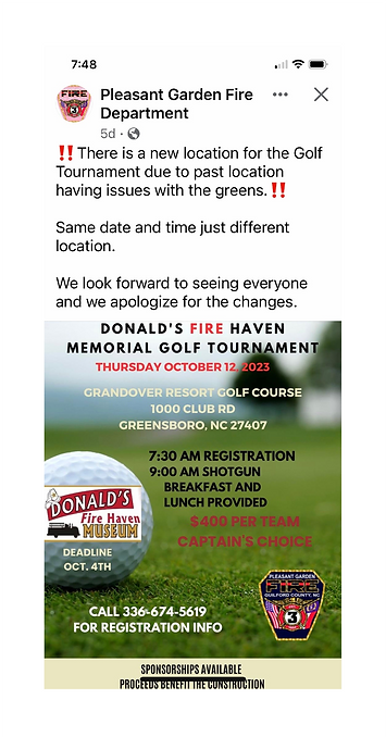 Events | Pleasant Garden Fire Department