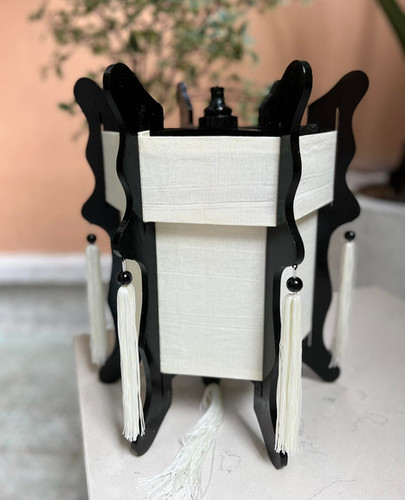 White/ Raw Silk Lantern - Temple Lantern | Silk Lanterns