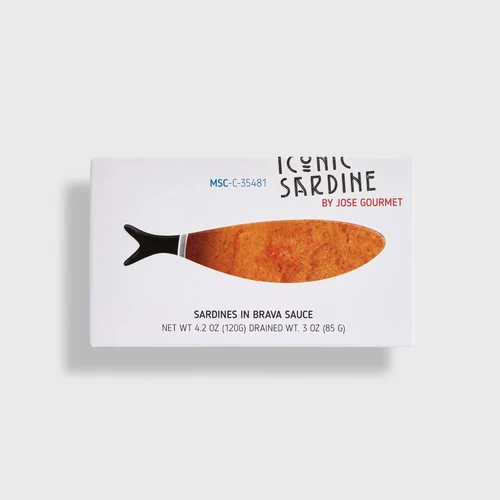 Iconic Sardines in brava sauce by Jose Gourmet | The Canned Company