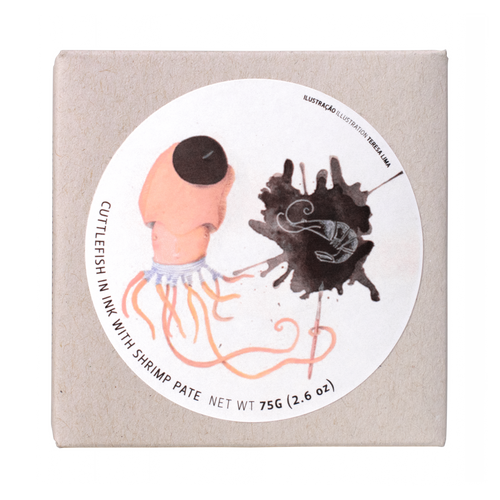 Jose Gourmet Cuttlefish Ink with Shrimp Pate - 75g | The Canned Company