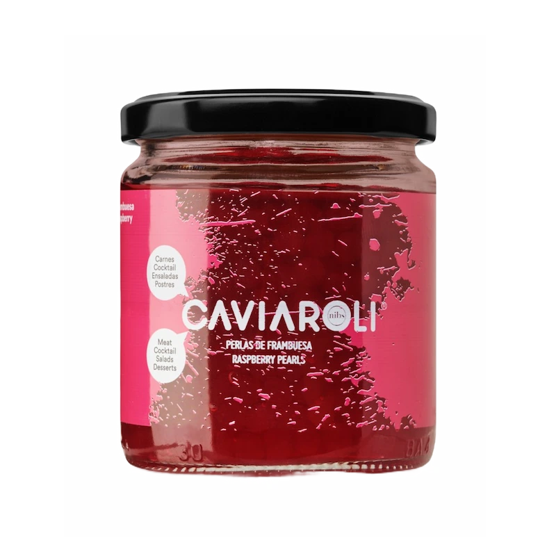 CAVIAROLI Raspberry Pearls 200g | The Canned Company