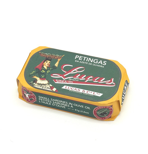 Lucas Small Sardines in Olive Oil | The Canned Company