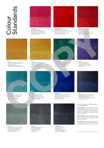 Colour Standards | Art-hub (Artizan)