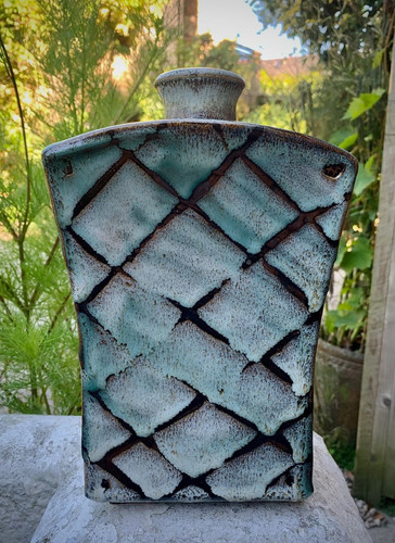 Hand Built Slab Bottle Vase | Art-hub (Artizan)