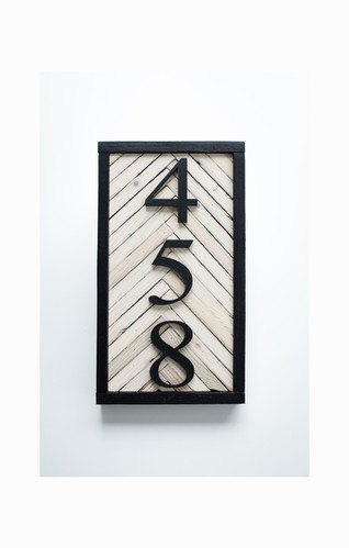 Custom Wood House Numbers | BrilliantJo-B